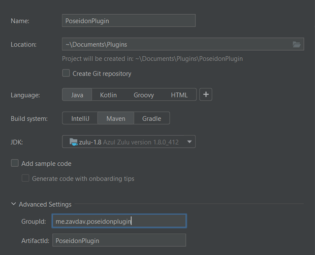 Setting up a Project Poseidon Plugin - RetroMC