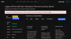 Integrated Legacy Minecraft Ban System - RetroMC