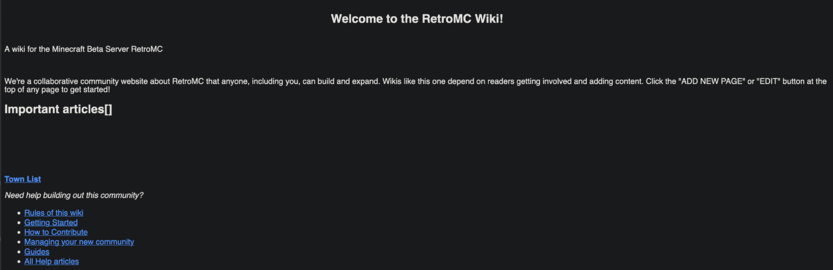 RetroMC Wiki - RetroMC