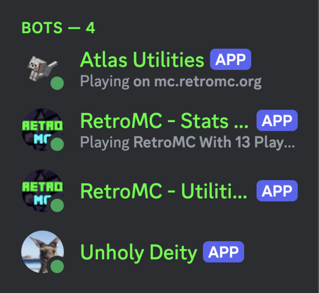Bots - RetroMC